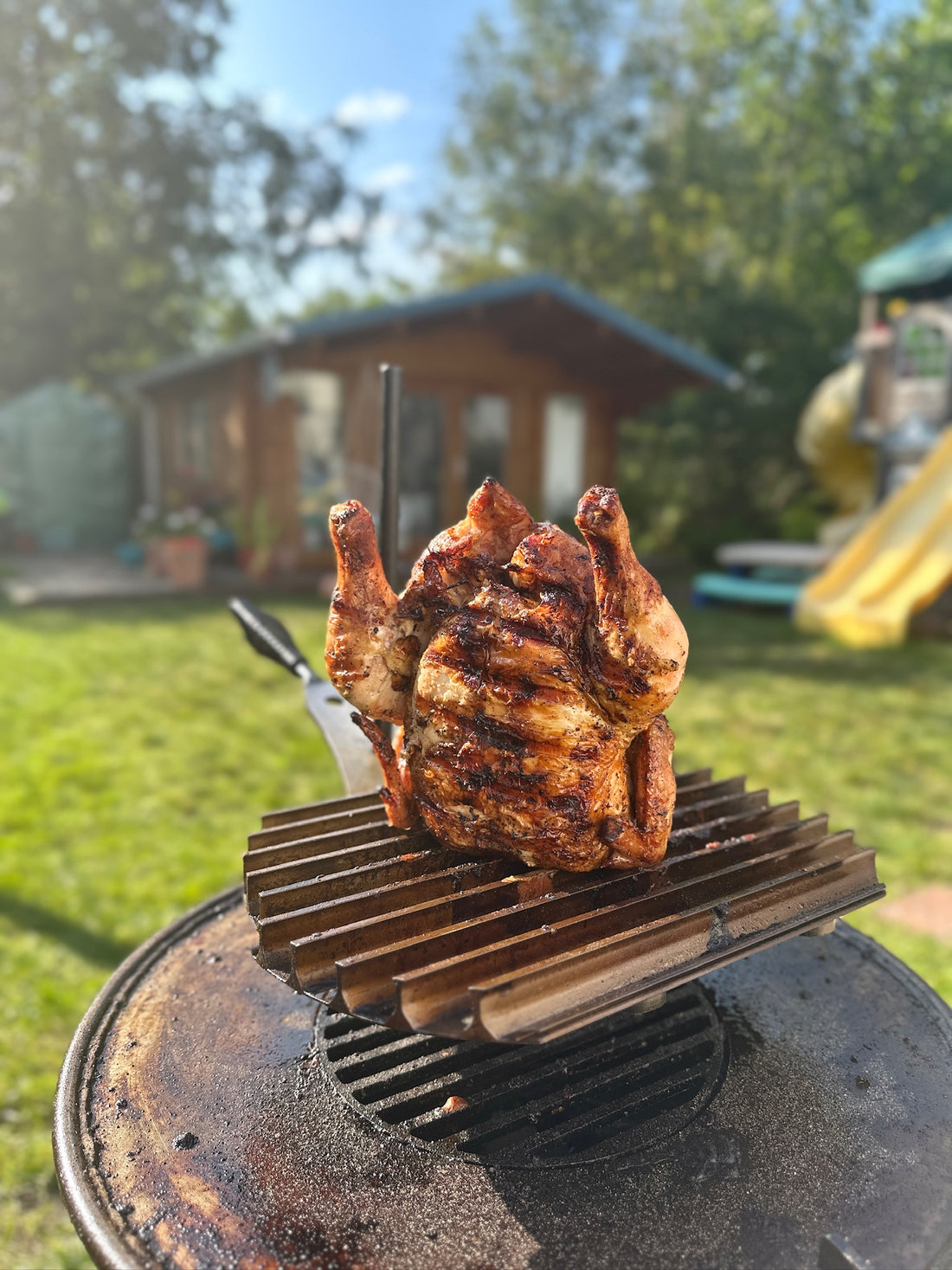 Tribal Fire Grill- Mini – Live Fire and Smoke