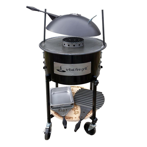 Tribal Fire Grill- Professional Series – Live Fire and Smoke