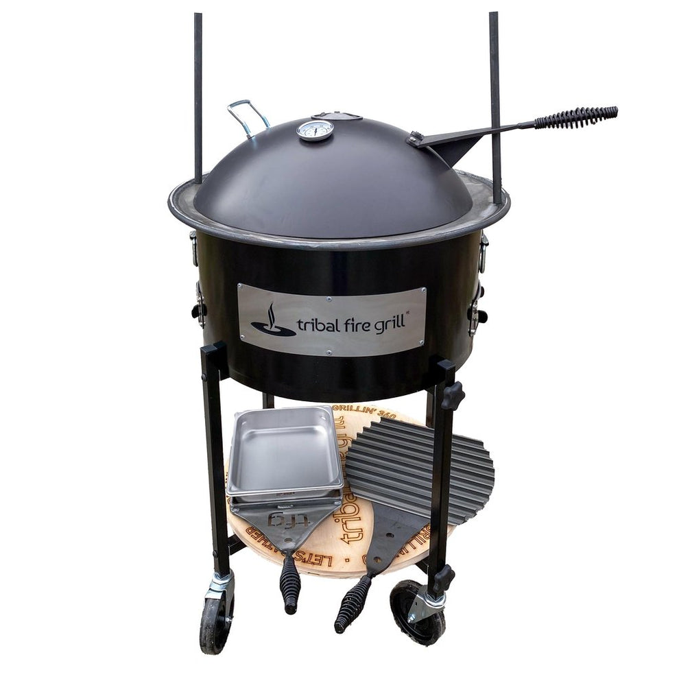 Tribal Fire Grill- Professional Series – Live Fire and Smoke
